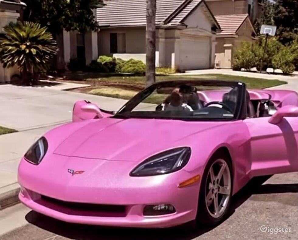 **BARBIE PINK CORVETTE** | Rent this location on Giggster