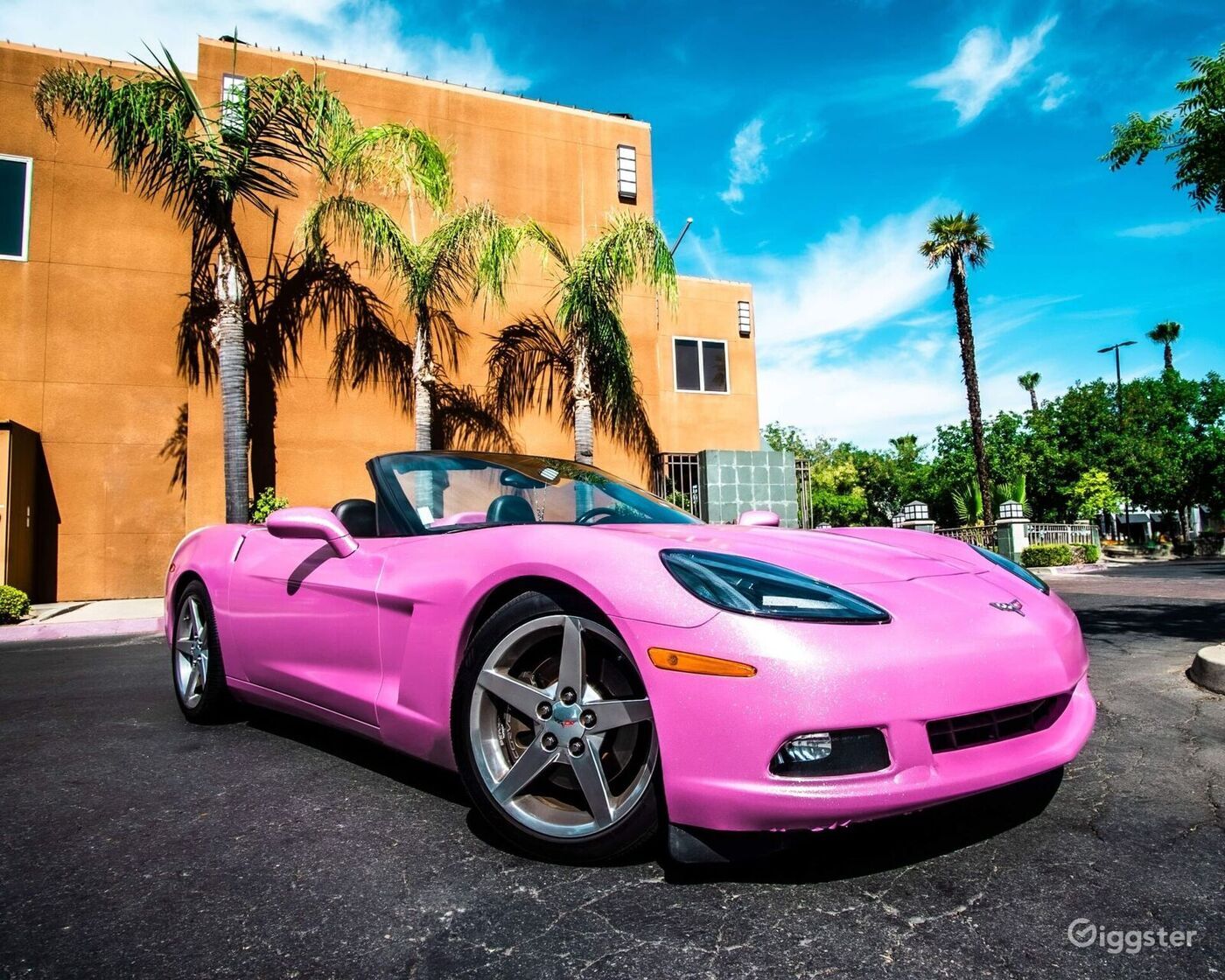**BARBIE PINK CORVETTE** | Rent this location on Giggster