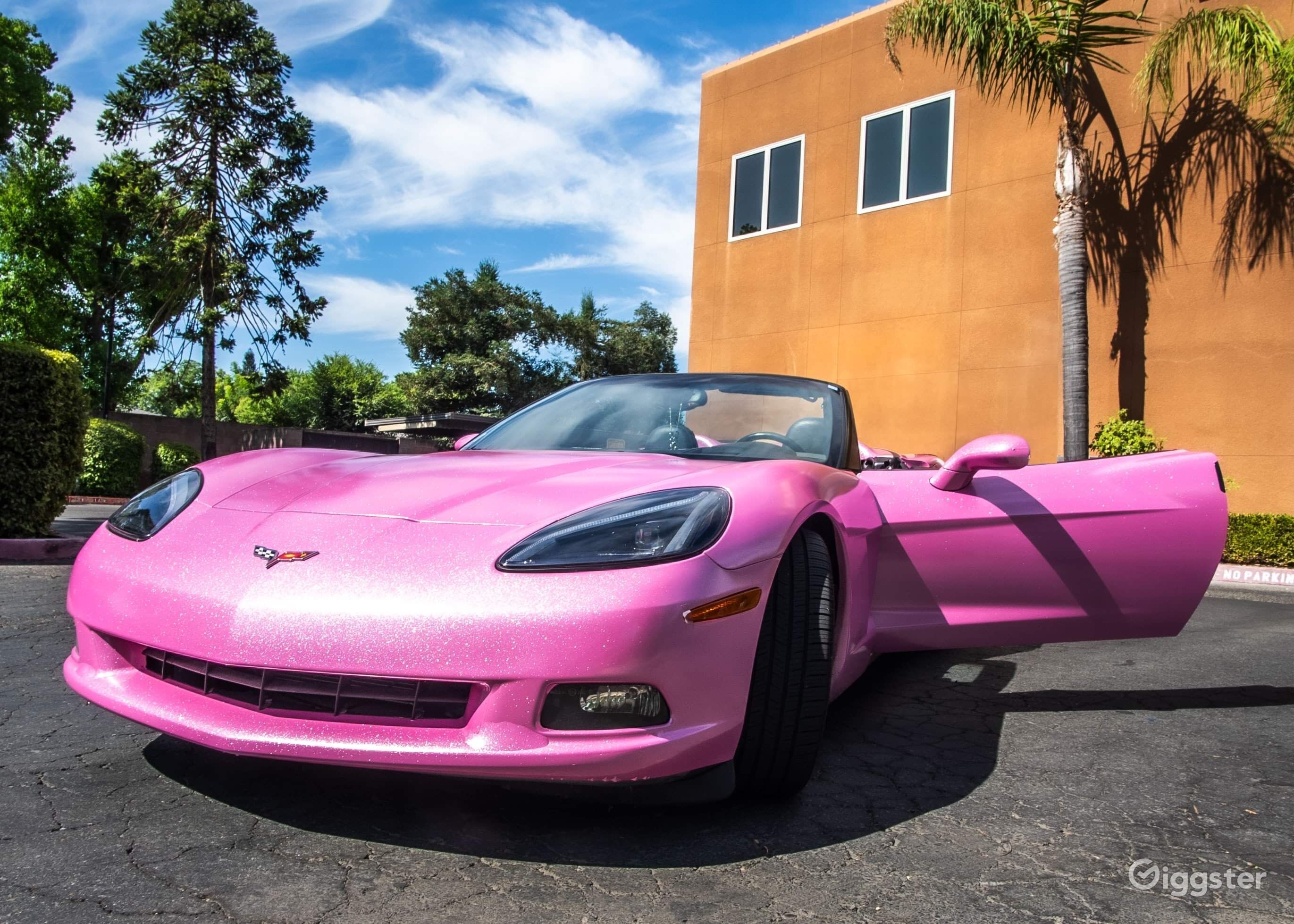 **BARBIE PINK CORVETTE** | Rent this location on Giggster
