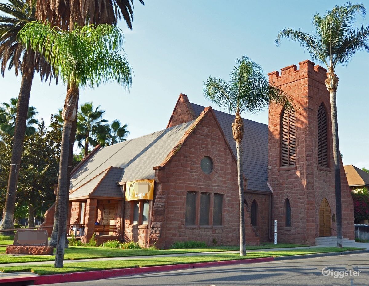 Red Sandstone Church - Historical Landmark | Rent this location on Giggster