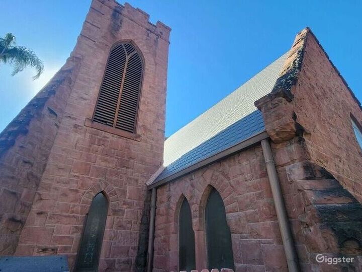 Red Sandstone Church - Historical Landmark | Rent this location on Giggster