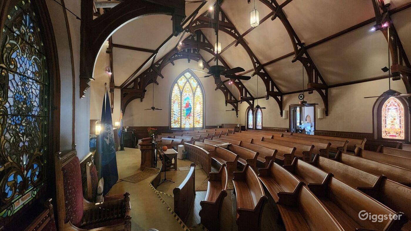 Red Sandstone Church - Historical Landmark | Rent this location on Giggster