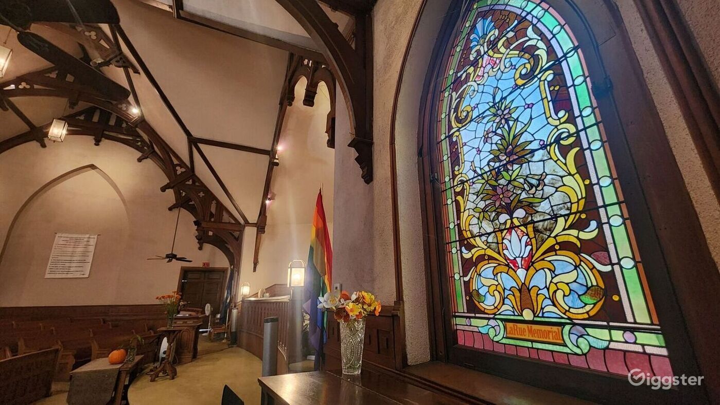 Red Sandstone Church - Historical Landmark | Rent this location on Giggster