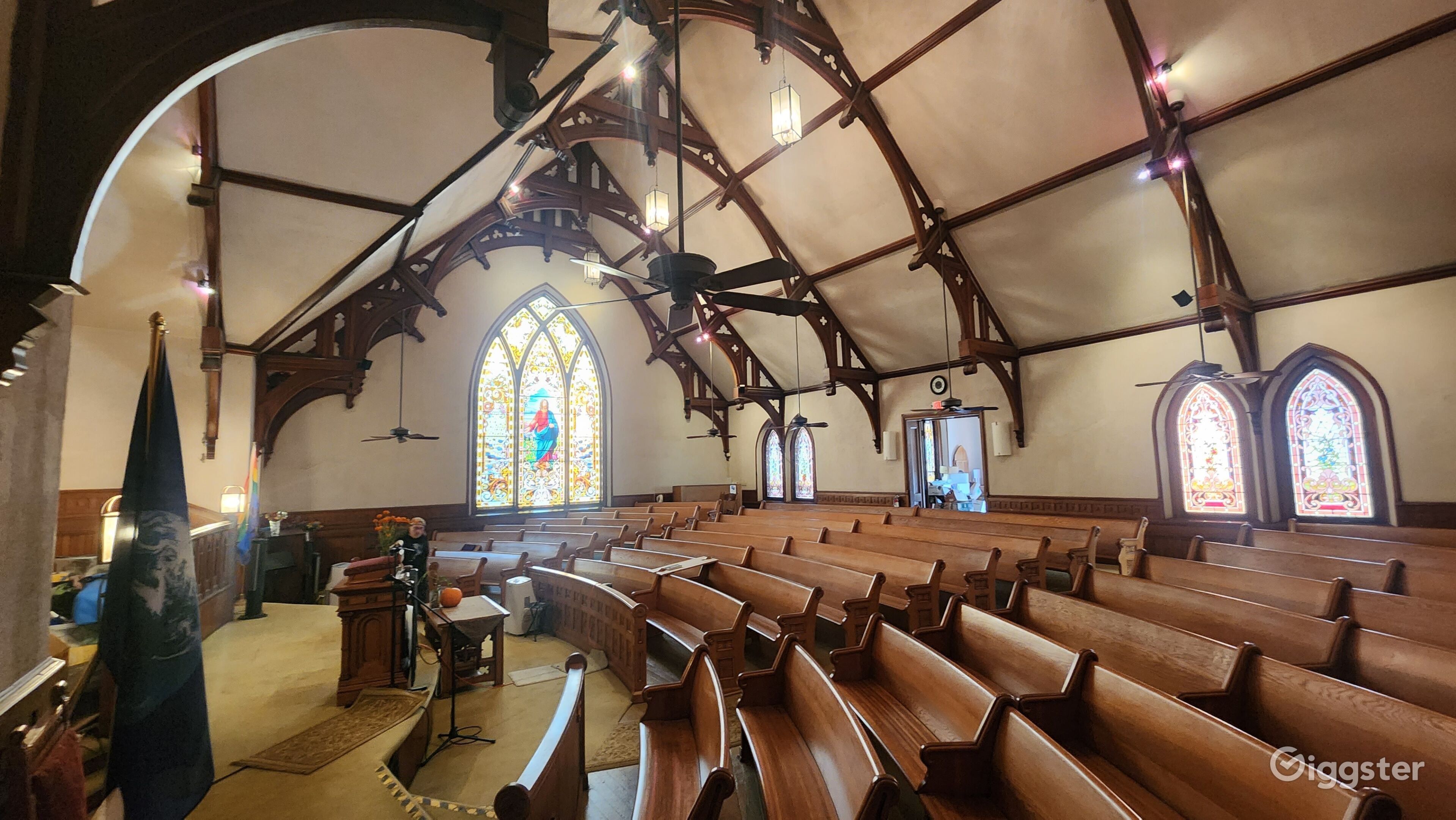 Red Sandstone Church - Historical Landmark | Rent this location on Giggster