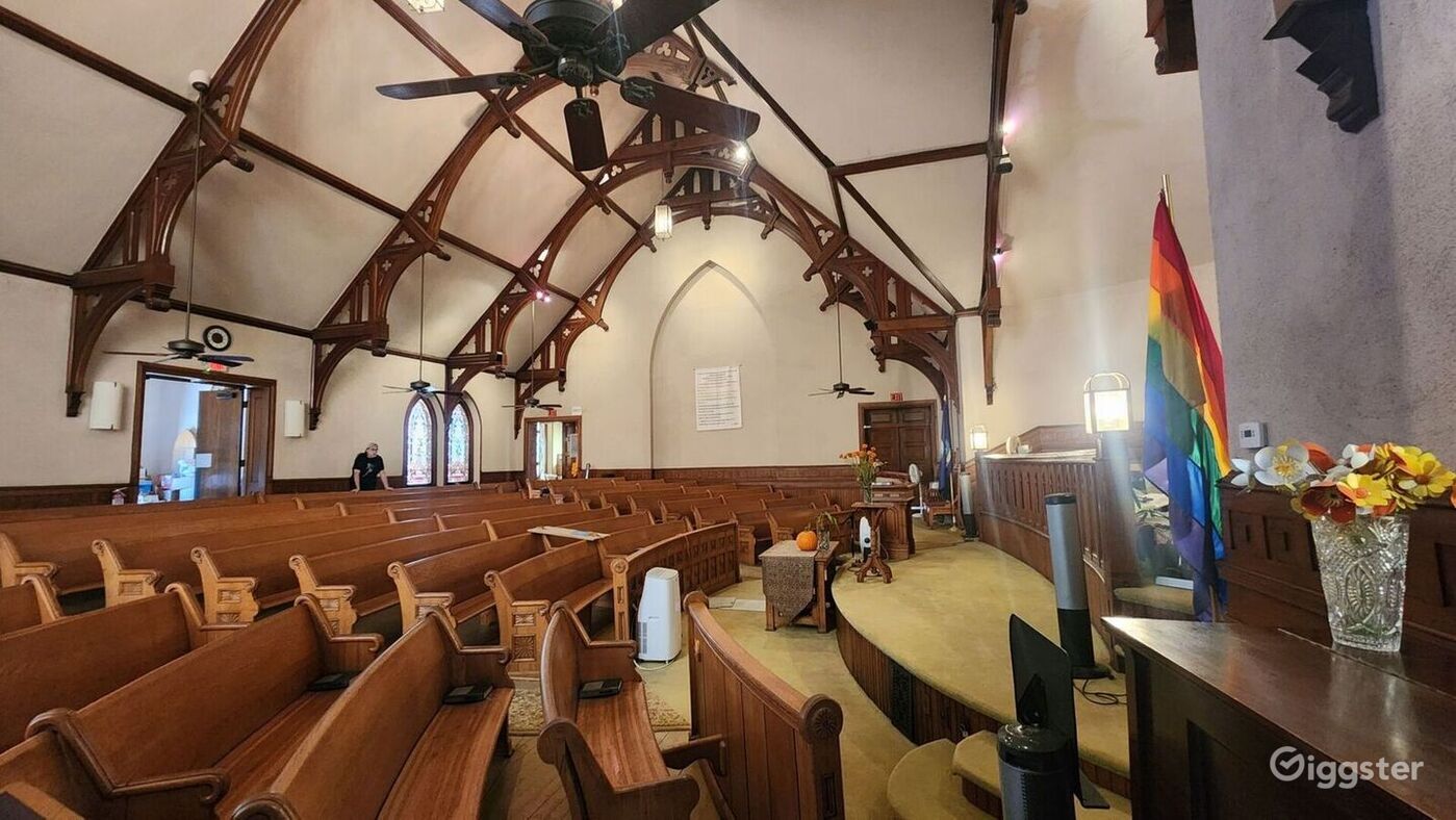 Red Sandstone Church - Historical Landmark | Rent this location on Giggster