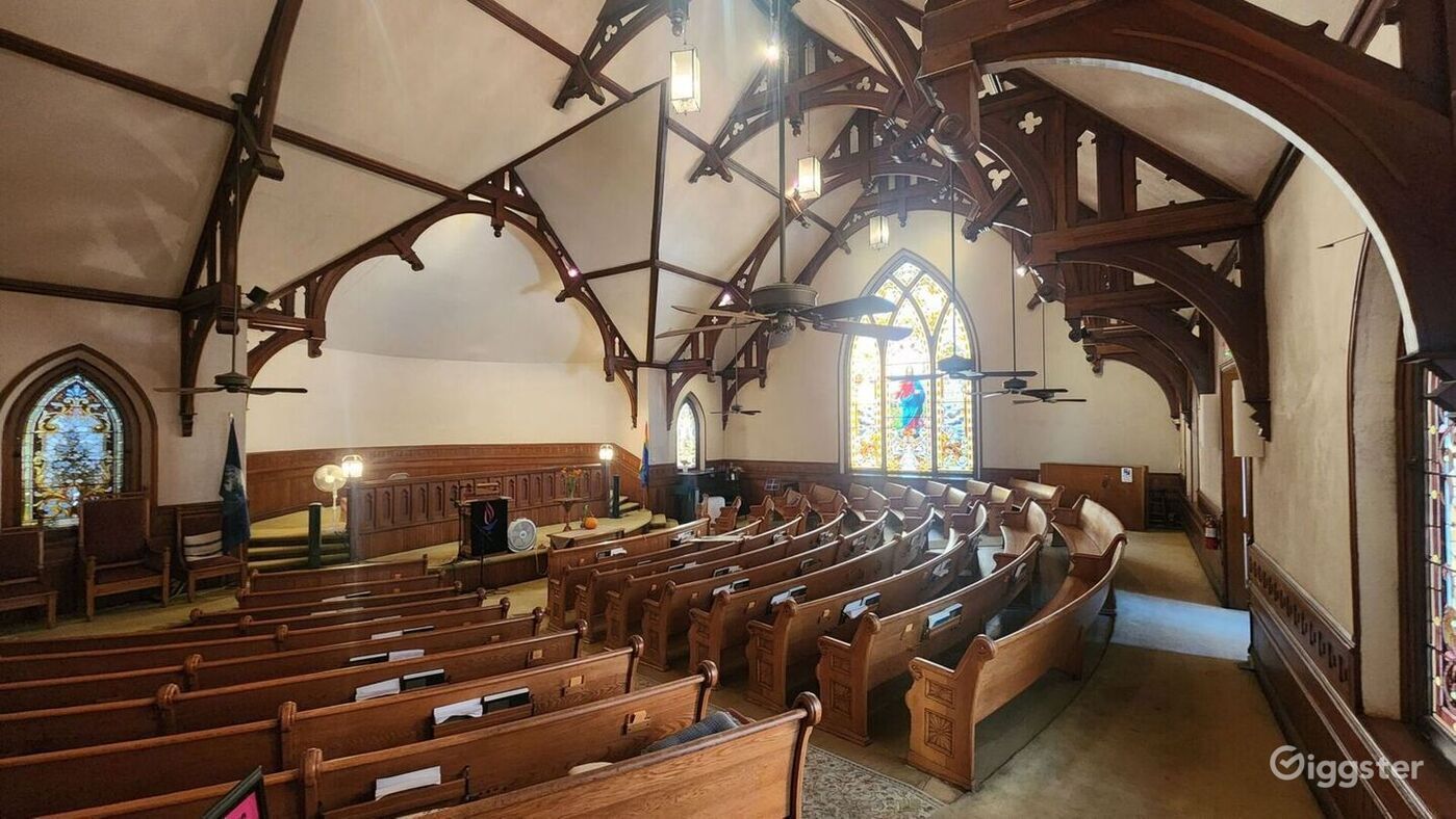 Red Sandstone Church - Historical Landmark | Rent this location on Giggster