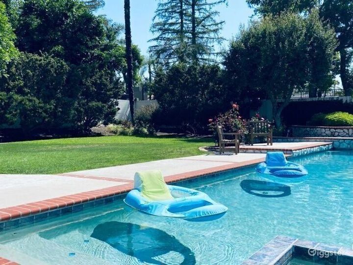 45-foot long Pool on a spacious Half-acre lot | Rent this location on ...