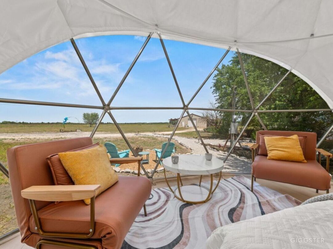 Entire stargazing domes glamping site on a farm | Rent this location on ...