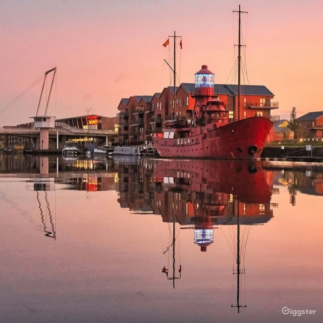 Historic Dock with Restored Warehouses | Rent this location on Giggster