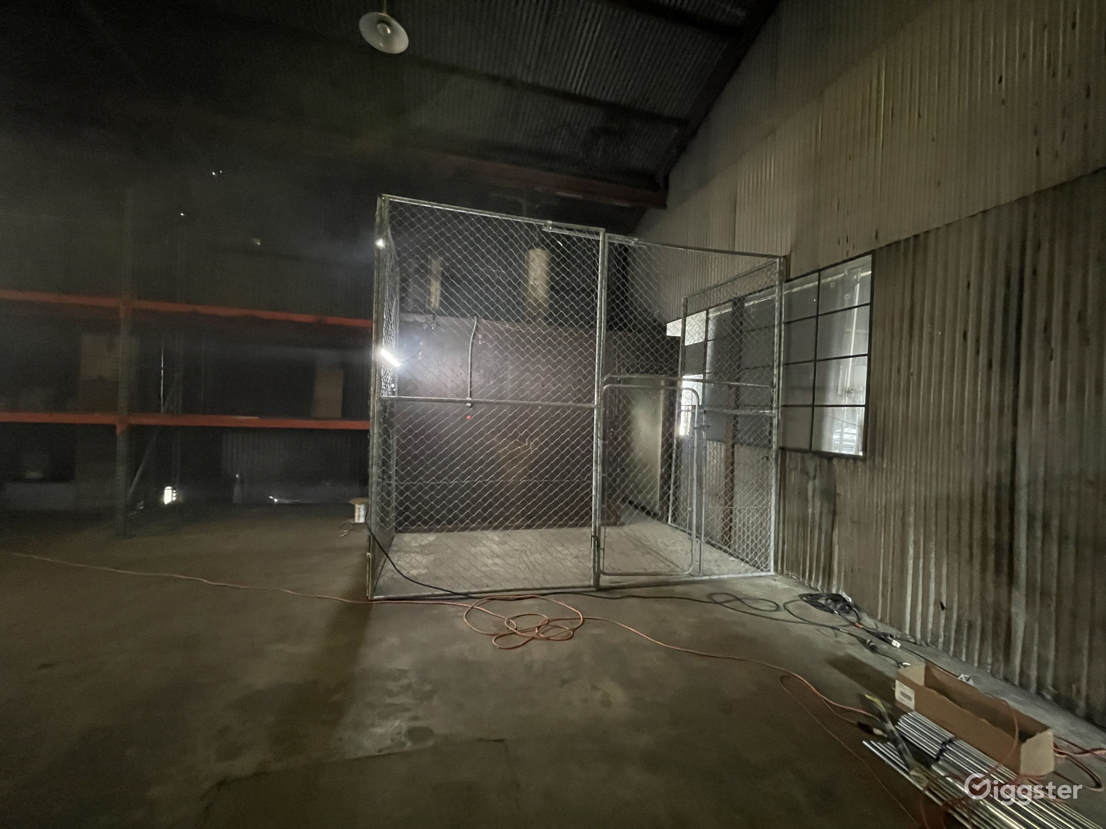 Chain Link Cage Set | Rent this location on Giggster