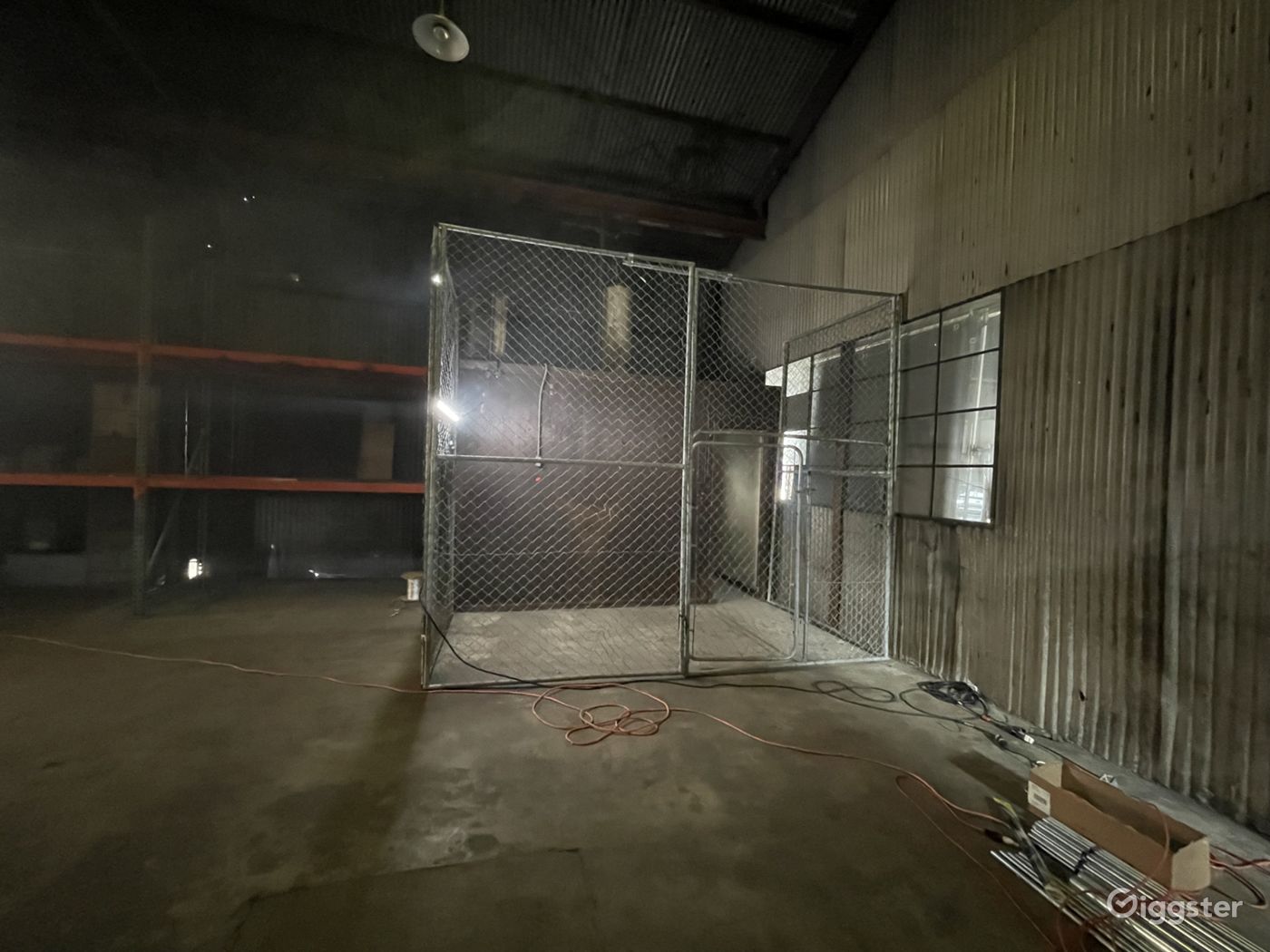 Chain Link Cage Set | Rent this location on Giggster