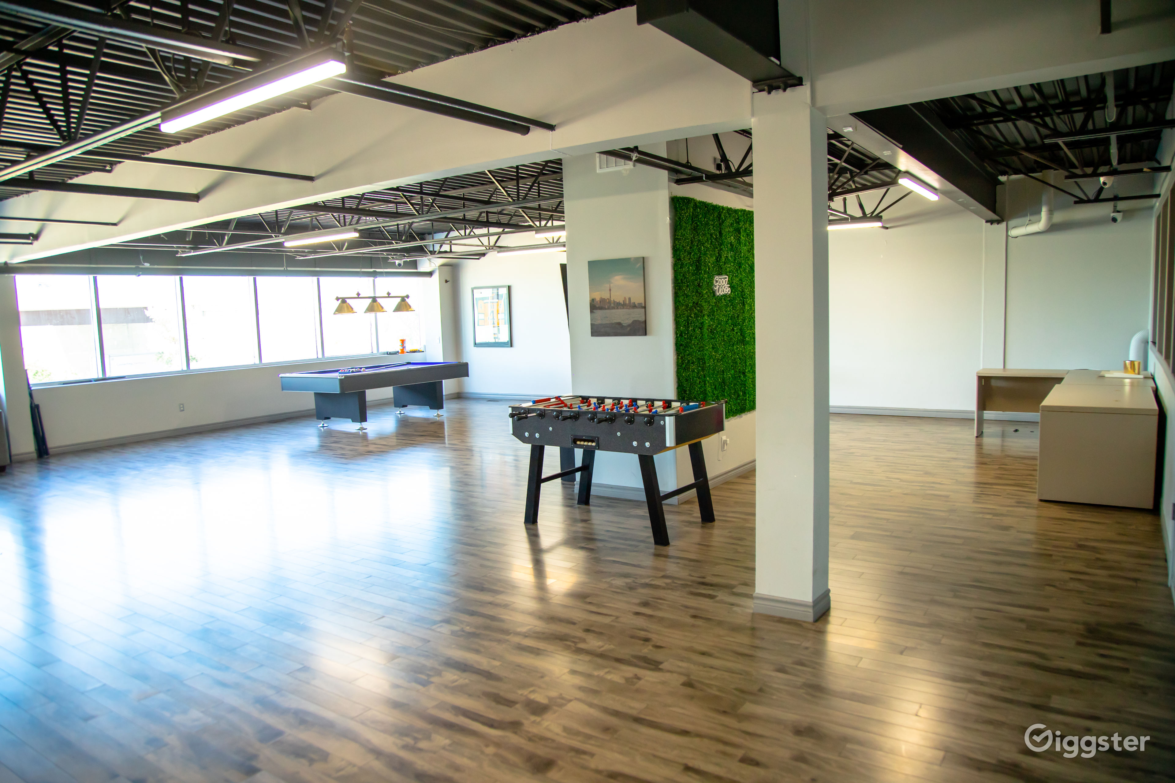 Event Space Lounge With A Game Room | Rent this location on Giggster