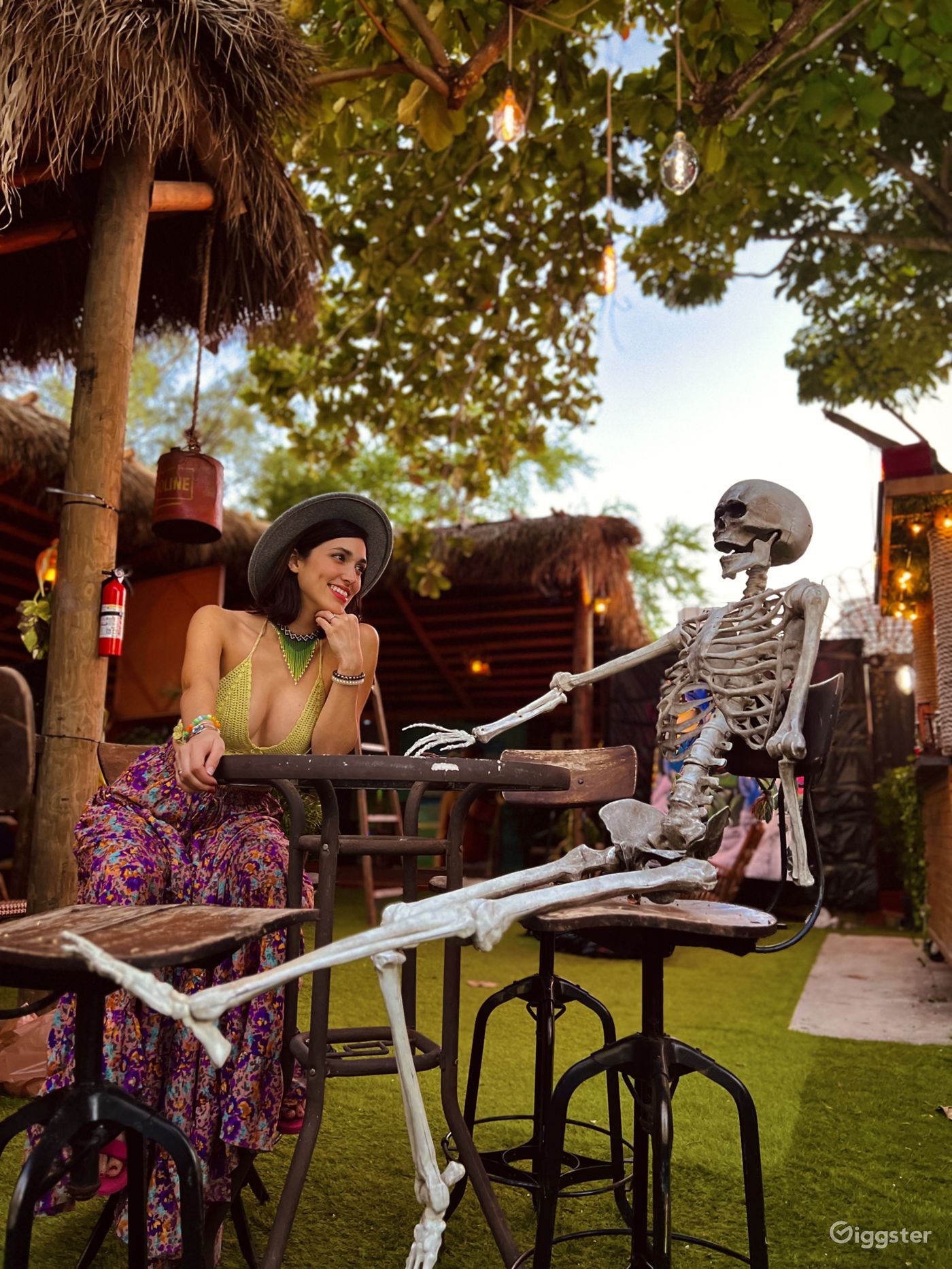 Beautiful chic Bohio Tiki event space | Rent this location on Giggster