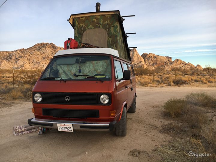 Unique Classic Poptop Hipster Van | Rent this location on Giggster