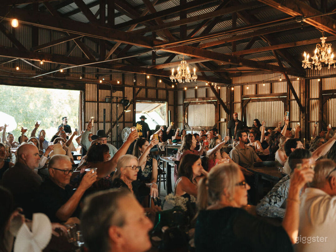 Historic Corrugated Metal & Redwood Barn | Rent this location on Giggster