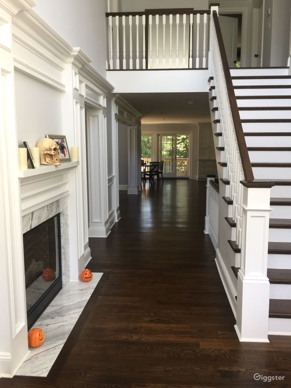 Timeless White Clapboard House with stone features | Rent this location ...