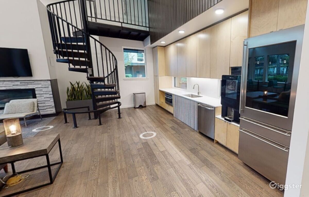 Two-Story Club Room in Columbia City | Rent this location on Giggster