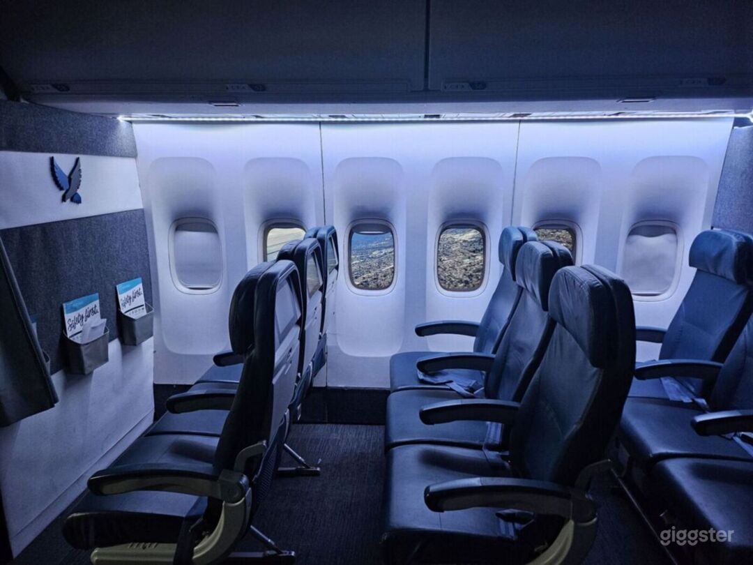 Airplane Set for Filming | Rent this location on Giggster