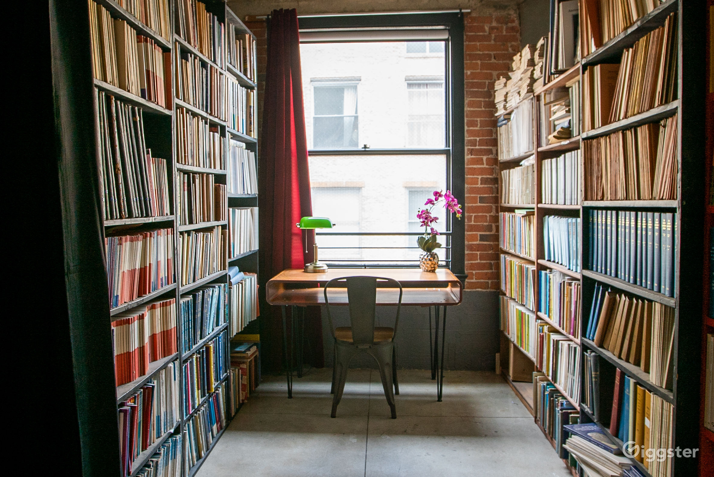 DTLA Library Loft with Skyline View | Rent this location on Giggster