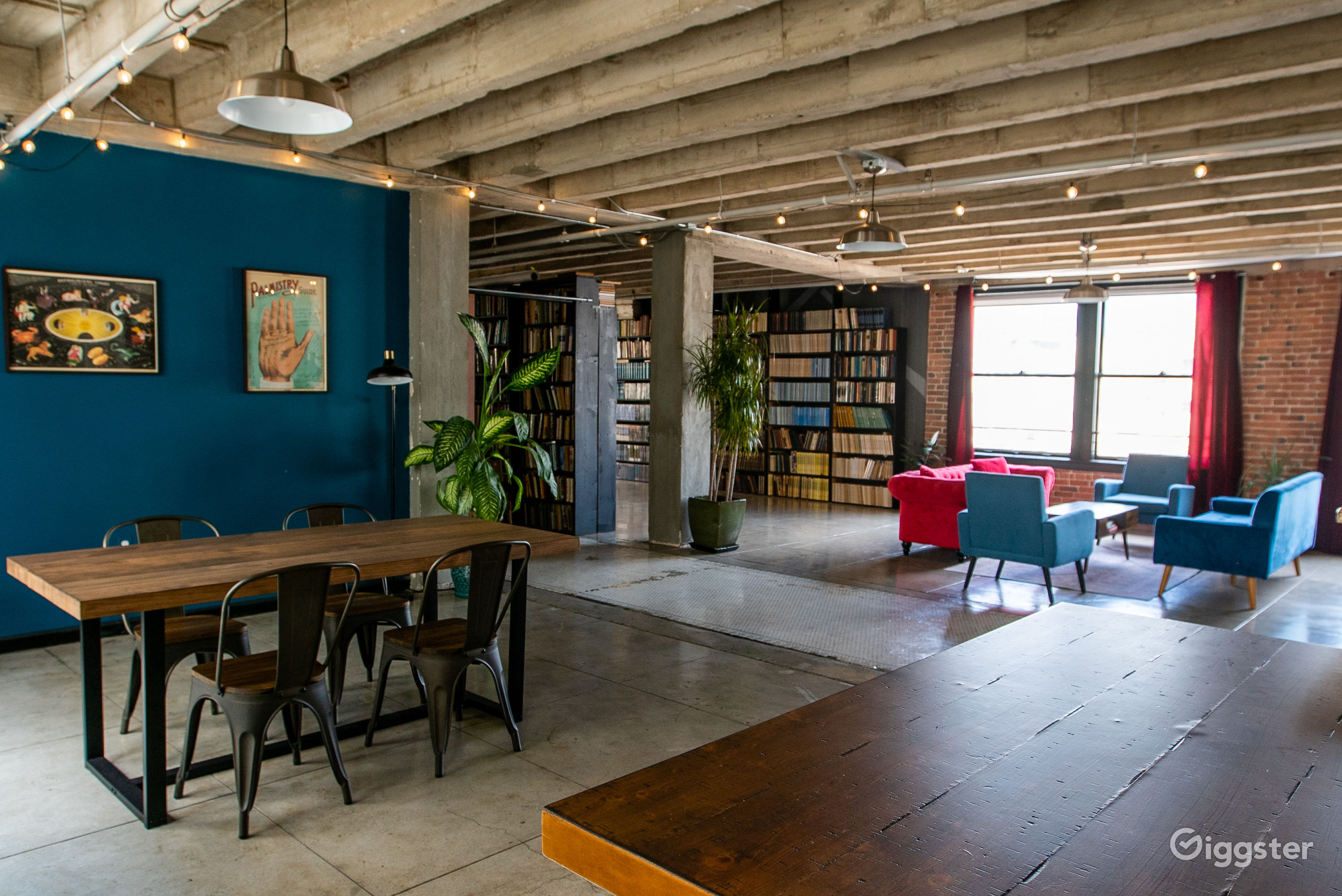 DTLA Library Loft with Skyline View | Rent this location on Giggster