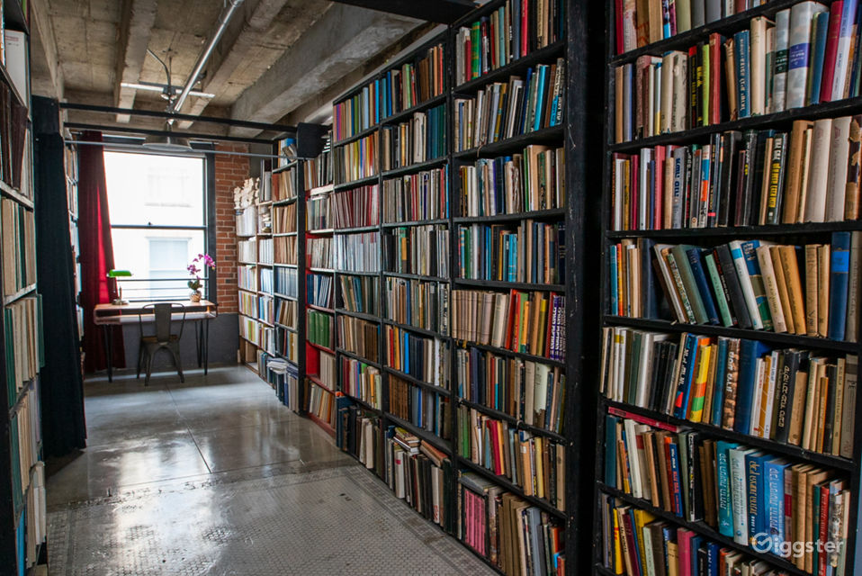 DTLA Library Loft with Skyline View | Rent this location on Giggster