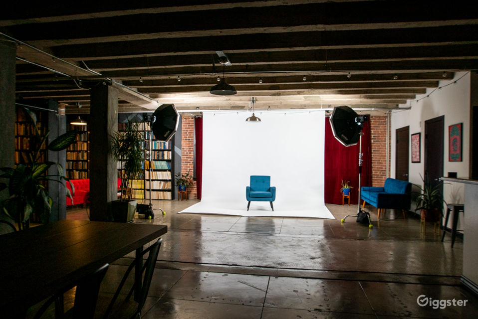 DTLA Library Loft with Skyline View | Rent this location on Giggster