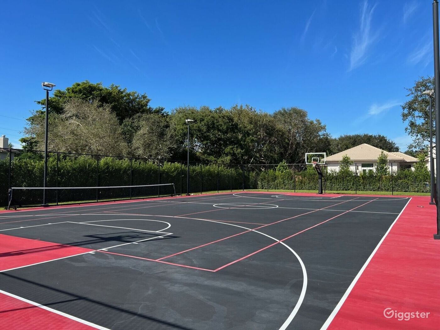 Full NBA Legal-sized Multi-purpose Basketball Court | Rent this ...