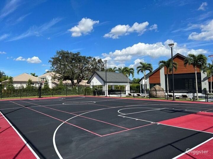 Full NBA Legal-sized Multi-purpose Basketball Court | Rent this ...