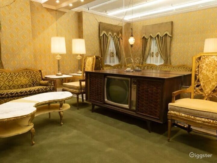 1960's Living Room Production Studio | Rent this location on Giggster