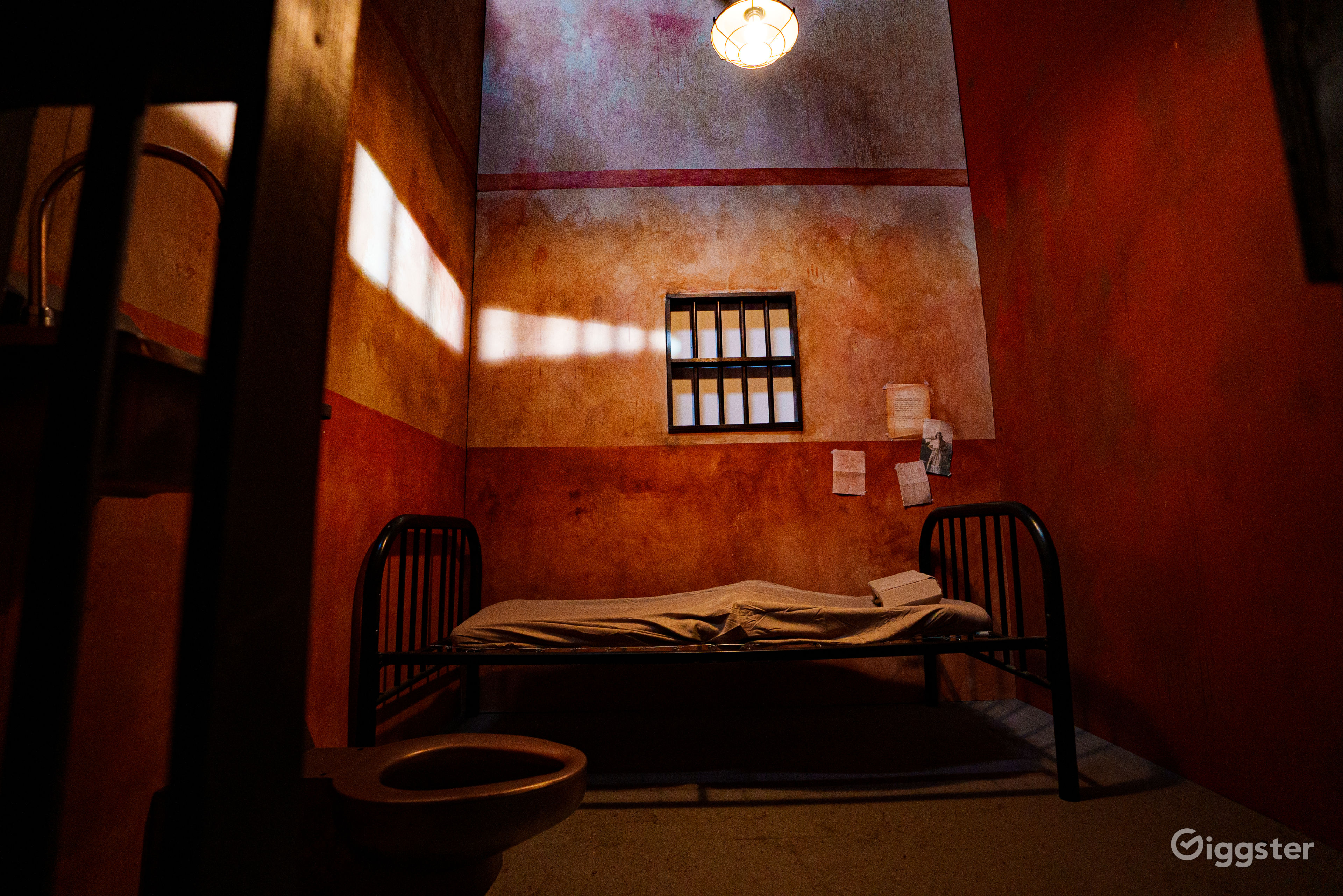 Vintage Prison Jail Cell in Warehouse | Rent this location on Giggster