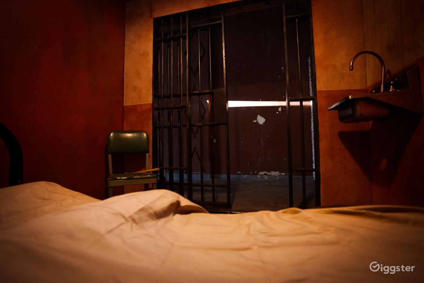 Vintage Prison Jail Cell in Warehouse | Rent this location on Giggster