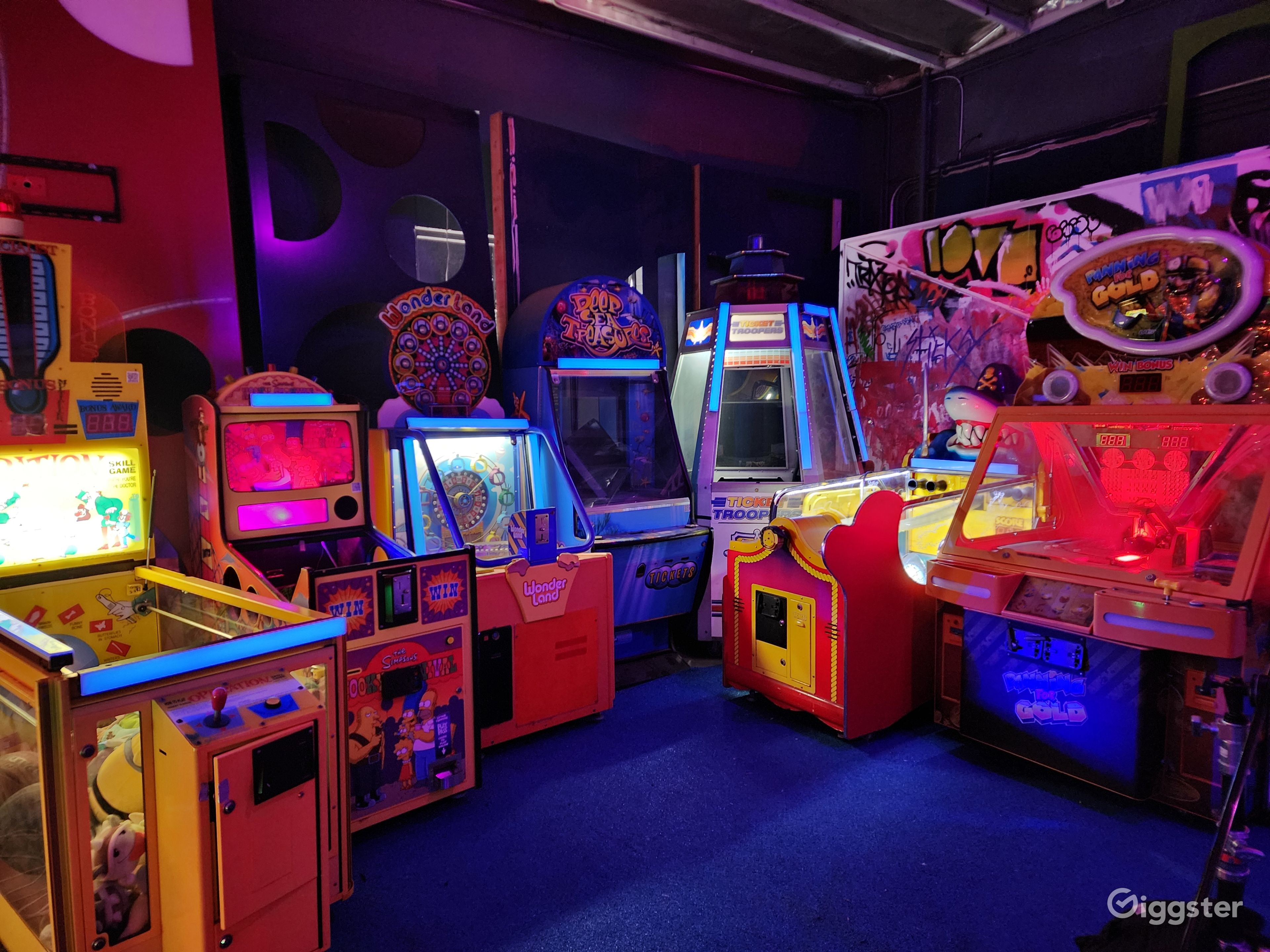 Fun Zone: Arcade/Gaming/Chuck E Cheese Set! | Rent this location on ...