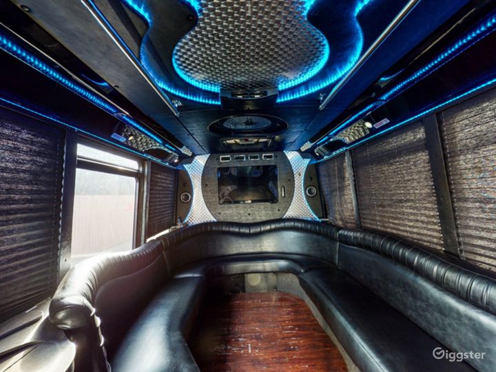 Freightliner Limo Bus | Rent this location on Giggster