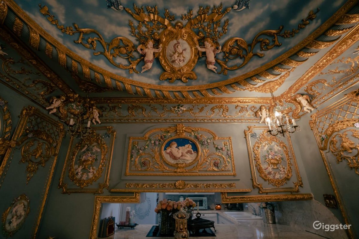Royal European Rococo Style Palace | Rent this location on Giggster