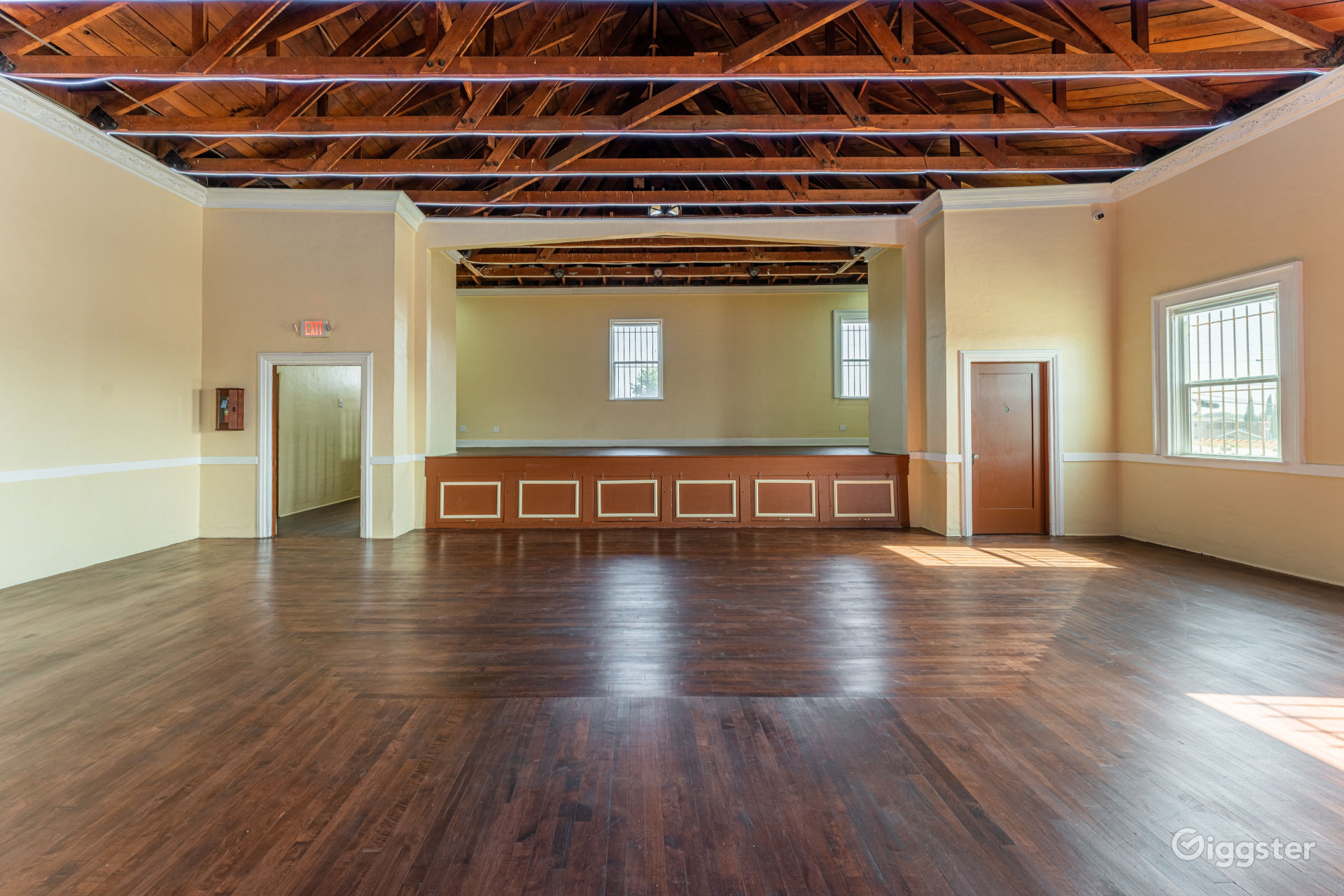 1930 Upstairs Vintage Ballroom Stage Masonic Lodge | Rent this location ...