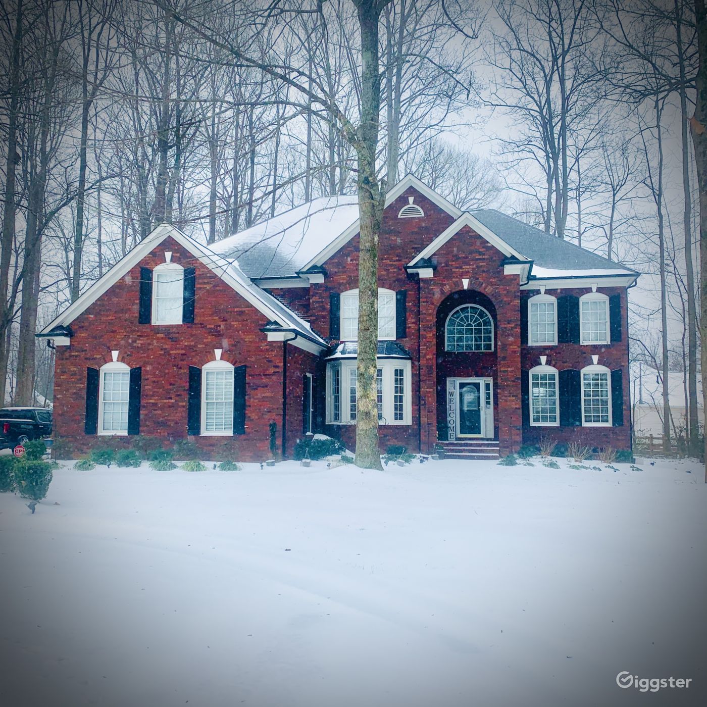 Stately brick home for Anywhere, USA | Rent this location on Giggster
