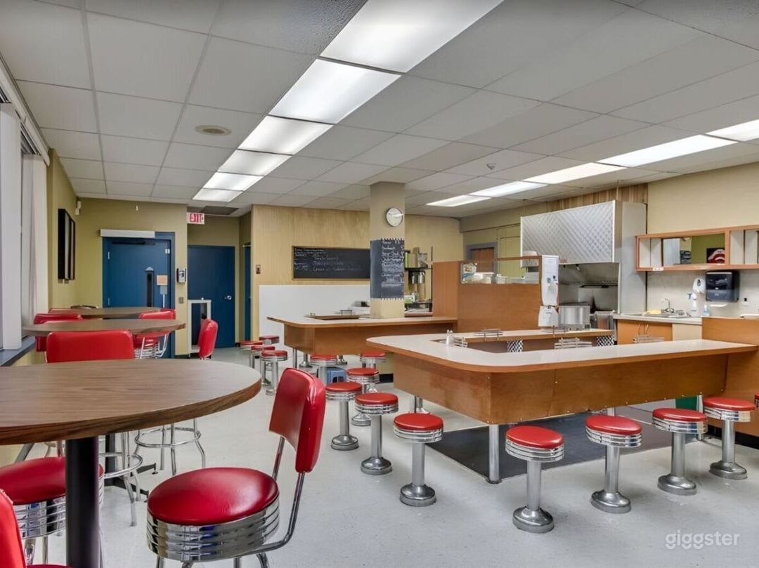 Retro Diner-Style Cafe with Vintage Charm | Rent this location on Giggster