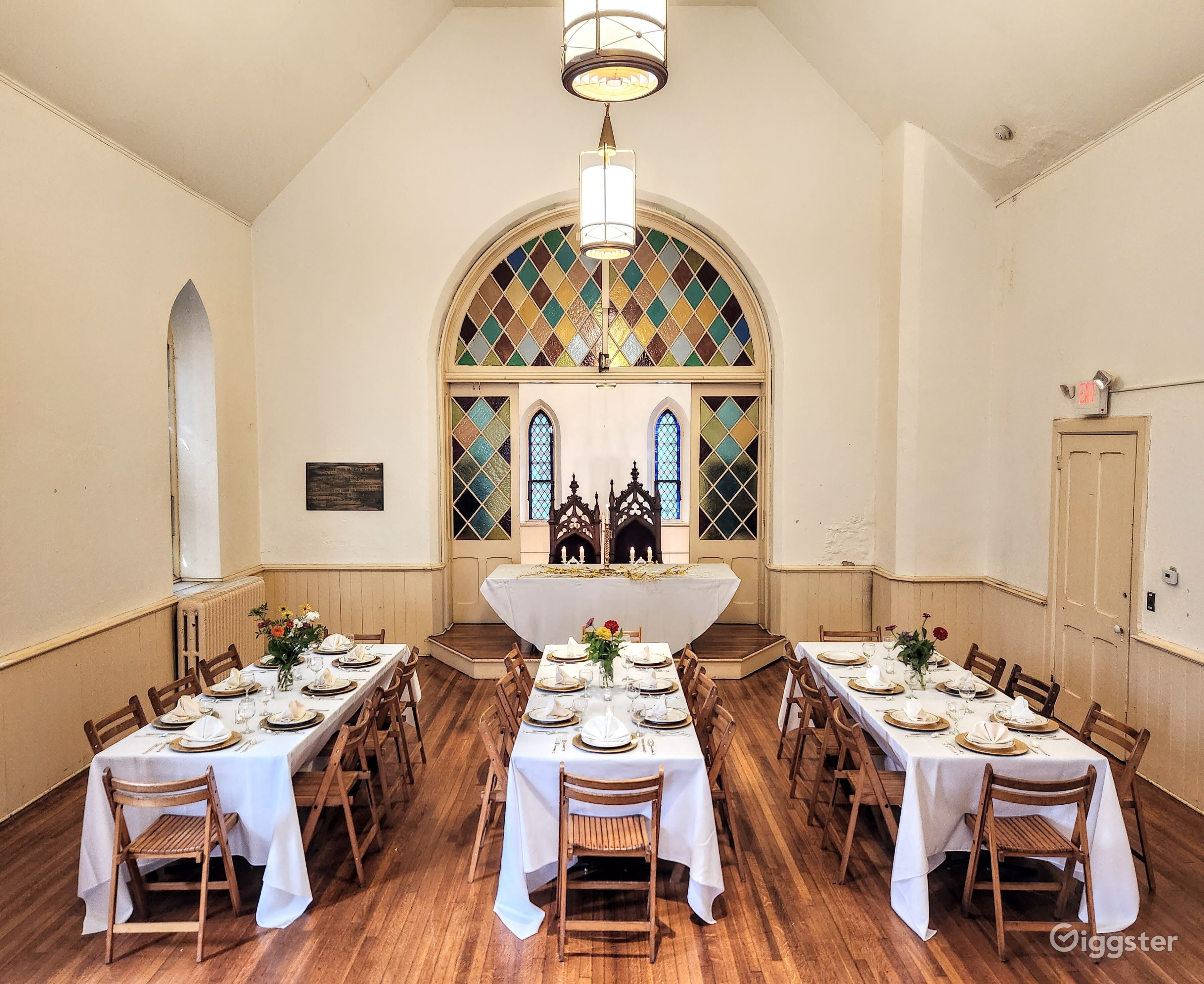 Historic church close to train in downtown Beacon | Rent this location ...