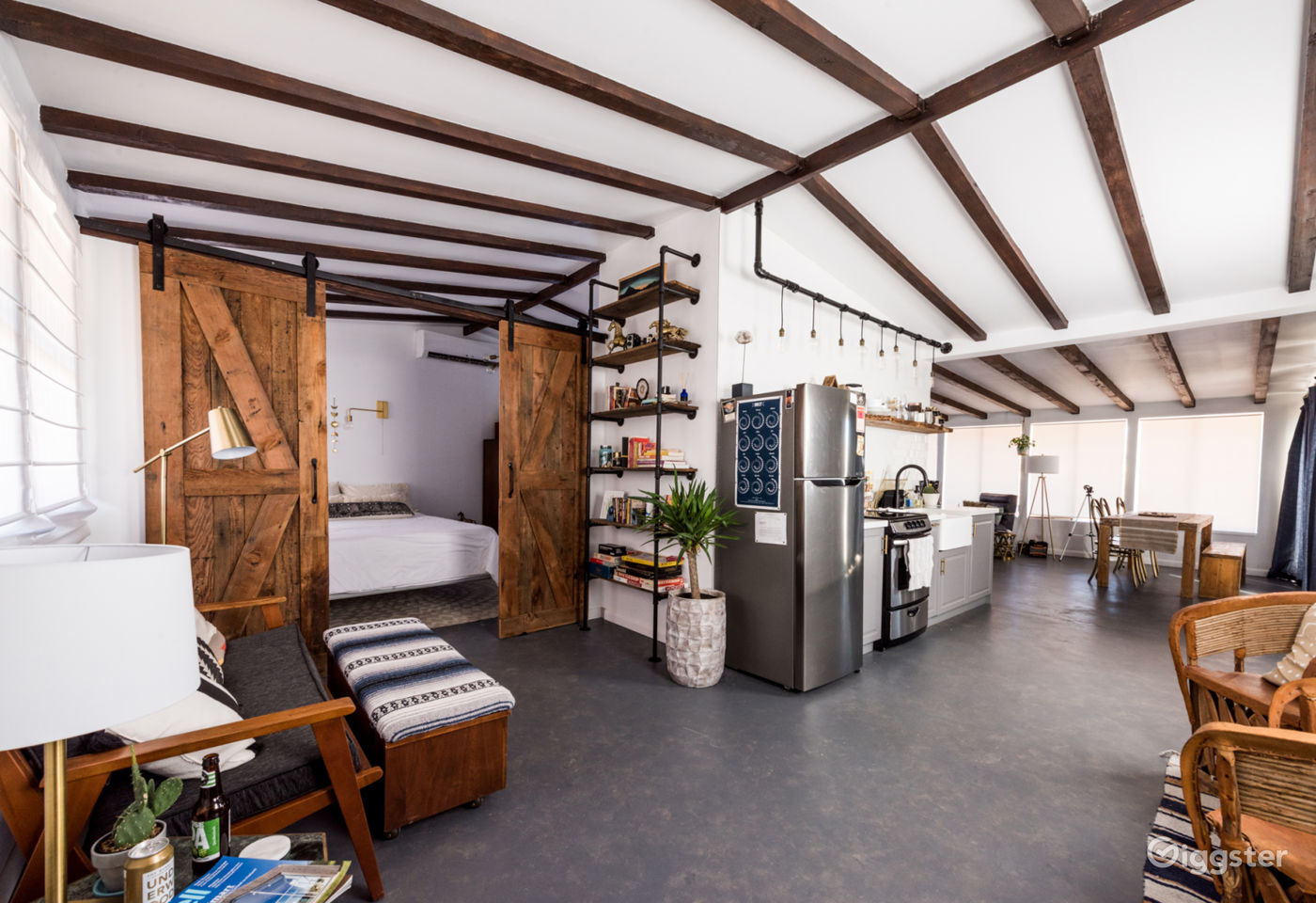 Rustic Modern Joshua Tree Desert Cabin | Rent this location on Giggster