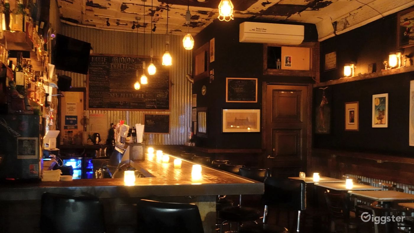 Rustic Corner Bar in Clinton Hill | Rent this location on Giggster