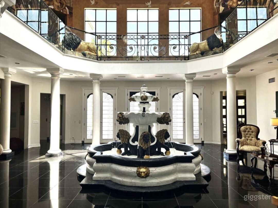 Tiger Mansion, 18k sqft, Vegas, Lagoon, Tiger Lair, Koi Pond | Rent ...