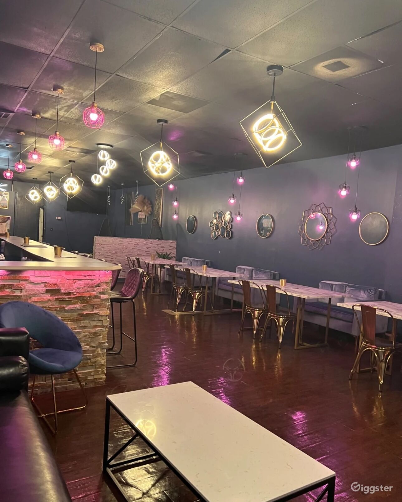 Luxury lounge with a hidden content room | Rent this location on Giggster
