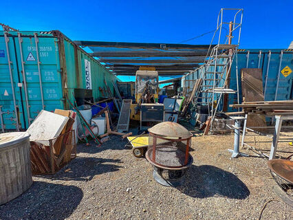 CARGO CONTAINER LAND - Desert post apocalyptic | Rent this location on ...