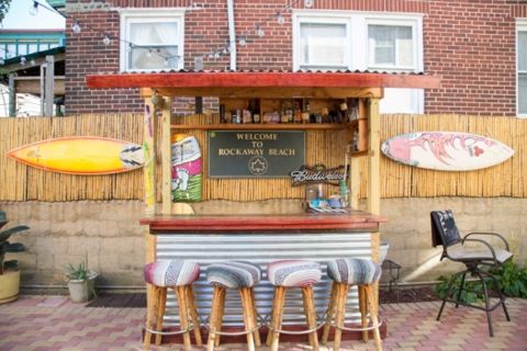 Surfer House With Backyard Bar and Patio | Rent this location on Giggster