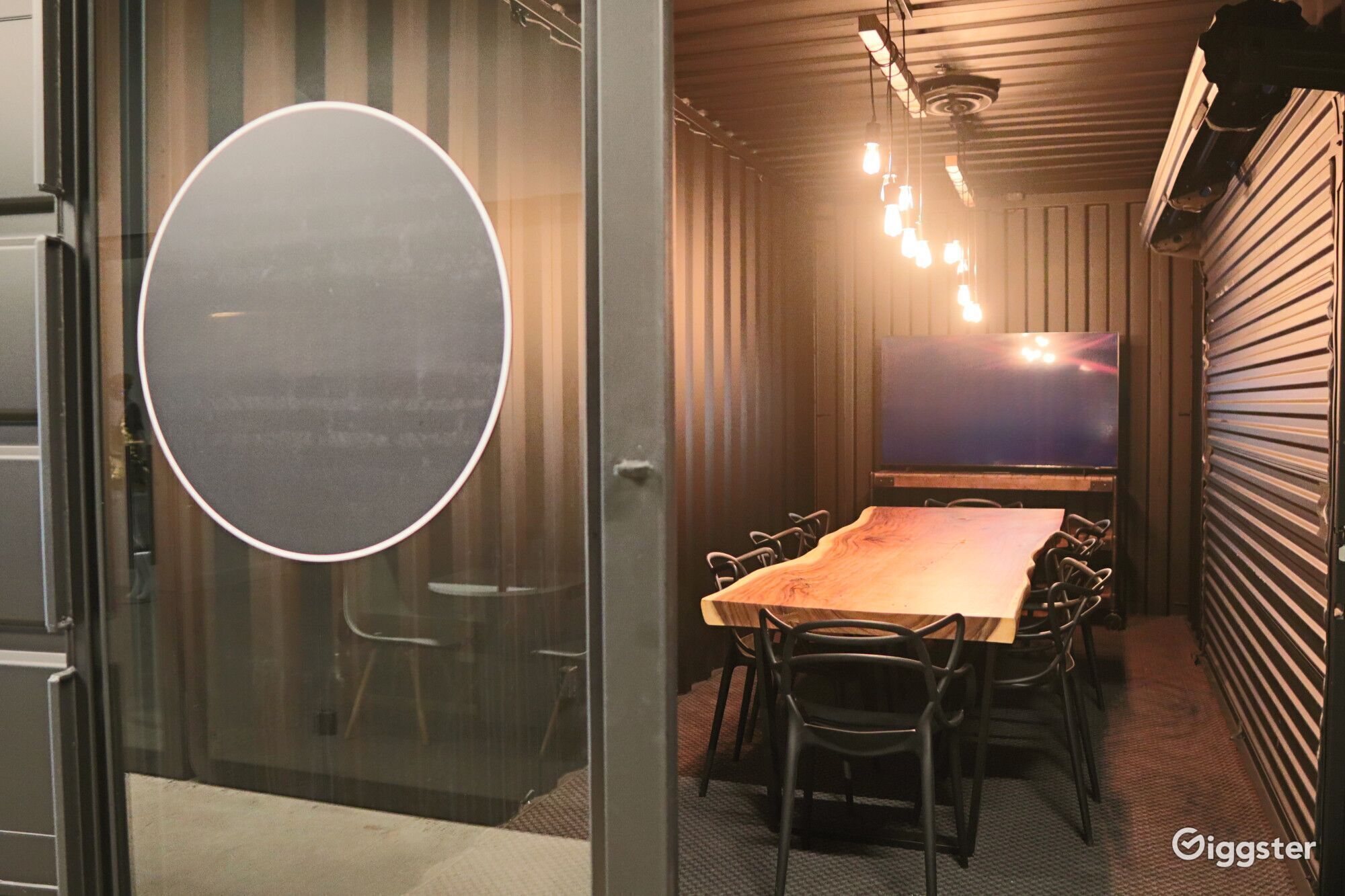 Ultra Modern Shipping Container Boardroom | Rent this location on Giggster