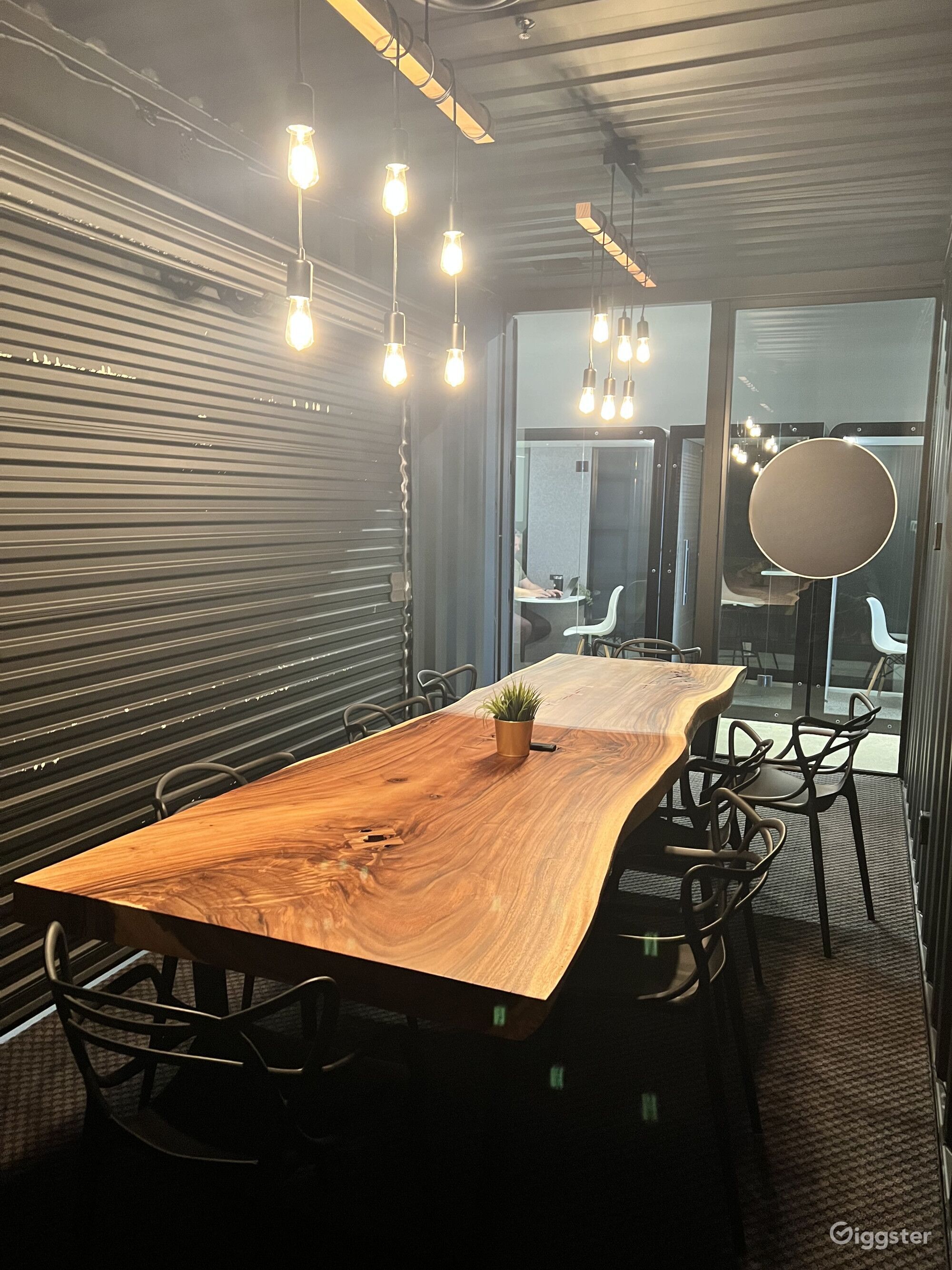 Ultra Modern Shipping Container Boardroom | Rent this location on Giggster