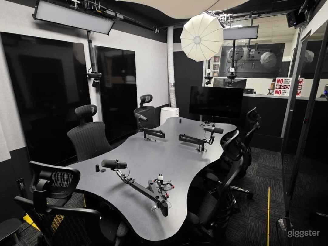 Video Podcast & Interview Room (Multi-Cam Recording) | Rent this ...