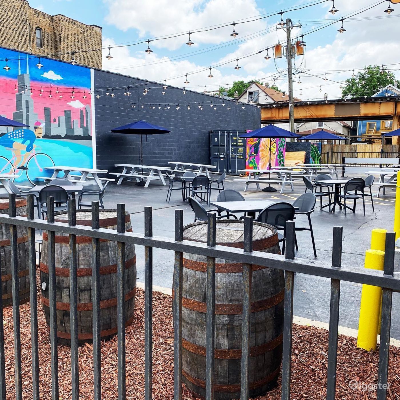 Beer and Brewery Outdoor Patio | Rent this location on Giggster