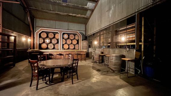 Warehouse Bar Set Custom Rustic Bar in Film Studio | Rent this location ...