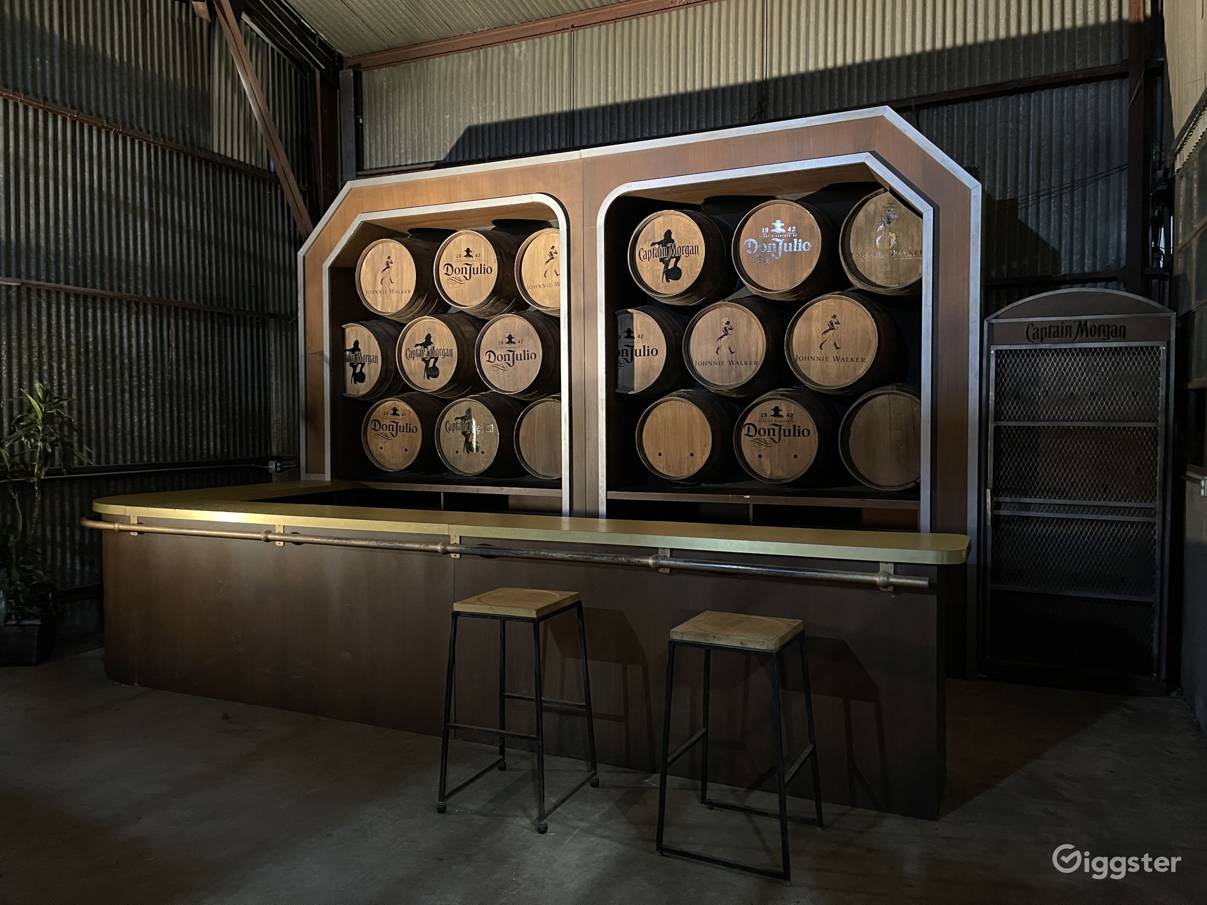 Warehouse Bar Set Custom Rustic Bar in Film Studio | Rent this location ...